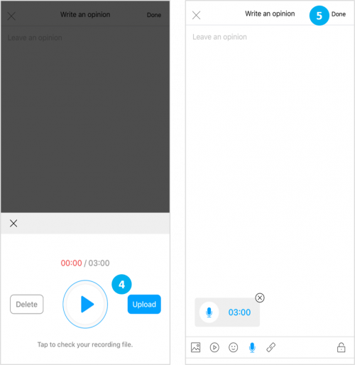 [Learner] Voice Recording feature added